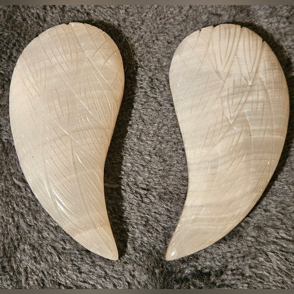 crystals | Other | Pink Mangono Calcite Crystal Angel Wings | Poshmark